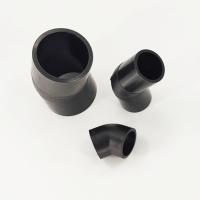 China HDPE Pipe Fittings 90 45 Degree Elbow Sewage Pipe Joint for Drainage Irrigation PN16 for sale