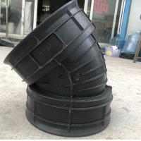 China Double Wall HDPE Pipe Fittings 90 Degree Elbow Corrugated Pipe Tee for sale