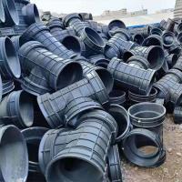 China Double Wall HDPE Pipe Fittings 90 Degree Elbow Corrugated Pipe Tee for sale