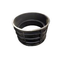 China Threaded HDPE Drainage Pipe Fittings Corrugated Polyethylene 45 Degree Pipe Elbow for sale