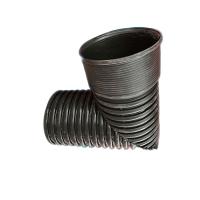 China HDPE Corrugated Pipe Fittings Joint Double Wall 90 Degree Elbow Tee for sale