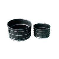China HDPE Corrugated Pipe Fittings Joint Double Wall 90 Degree Elbow Tee for sale
