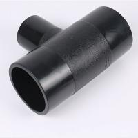 China HDPE Reducing Tee 75mm to 200mm PN16 Hot Melt Pipe Fittings for Water Supply for sale