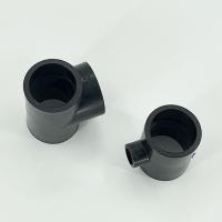 China HDPE Reducing Tee 75mm to 200mm PN16 Hot Melt Pipe Fittings for Water Supply for sale