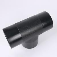 China HDPE Butt Hot Melt Equal Tee Pipe Fittings 110mm to 250mm for Water Supply for sale