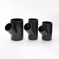 China Siphon HDPE Drainage Pipe Fittings Same Layer PE Oblique Y Shaped Tee for sale