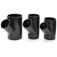 China Siphon HDPE Drainage Pipe Fittings Same Layer PE Oblique Y Shaped Tee for sale