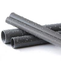China Gray UPVC Water Supply Pipe DN20-DN630 Adhesive Plastic PVC Drainage Pipe 0.63-2.0MPa for sale