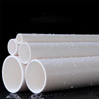 China Adhesive White PVC Drain Pipe Thickened DN40 DN63 UPVC Plastic Drinking Water Pipe for sale