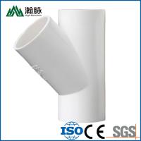 China PVC Right Angle Pipe Fitting 1 Inch 20mm 25mm for DIY Shoe Rack Shelf Water Supply for sale
