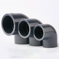 China UPVC 90 Degree Elbow Pipe Fitting Right Angle Water Supply DN20 to DN800 1.6MPa for sale