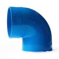China UPVC 90 Degree Elbow Pipe Fitting Right Angle Water Supply DN20 to DN800 1.6MPa for sale