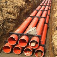 China HDPE Solid Wall Cable Protection Tube 110mm CPVC MPP Threading Pipe for High Voltage for sale