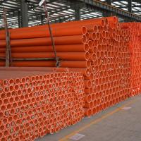 China HDPE Solid Wall Cable Protection Tube 110mm CPVC MPP Threading Pipe for High Voltage for sale