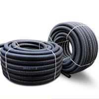 China PP Flame Retardant Corrugated Pipe 8mm-50mm Nylon Cable Protective Sleeve Threaded for sale