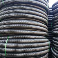 China PP Flame Retardant Corrugated Pipe 8mm-50mm Nylon Cable Protective Sleeve Threaded for sale