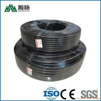 China Flame Retardant PE Corrugated Pipe 8mm to 50mm Cable Protection Sleeve for Power Engineering for sale