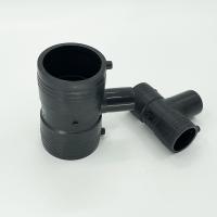 China HDPE Black Electrofusion Pipe Fittings For Steel Wire Mesh Skeleton Pipe for sale