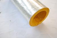 China A1 Sound Absorbing Thermal Insulation Tube Fiber Glass Wool Veneer for sale