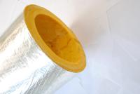 China A1 Sound Absorbing Thermal Insulation Tube Fiber Glass Wool Veneer for sale