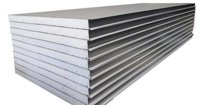 China Cold Storage Heat Insulation Polyurethane Sandwich Panel Noise Reduction 50kg/m3 for sale