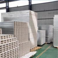 China Wall Roof Glass Magnesium Board Rockwool Sandwich Panel 50-100mm for sale