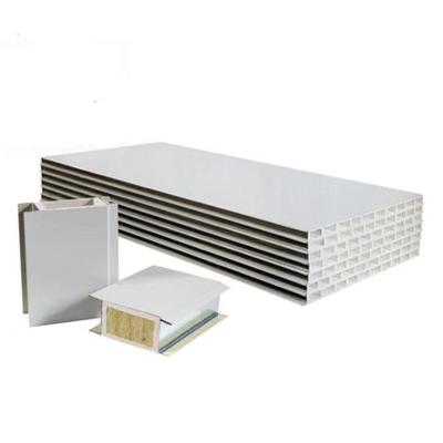 China Wall Roof Glass Magnesium Board Rockwool Sandwich Panel 50-100mm for sale