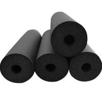 China ACMF Foaming 2cm Black Rubber Foam Insulation Pipe Inner Dia 114mm for sale