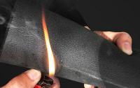 China ACMF Foaming 2cm Black Rubber Foam Insulation Pipe Inner Dia 114mm for sale