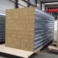 China Insulation Rock Wool Roof Sandwich Panels Price House Walls Panel Sandwich Aislante Pared Sandwich Panels for sale