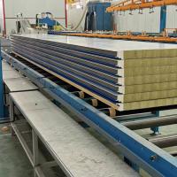China Color Steel Rock Wool Sandwich Panel 0.12-0.6mm Aluminum Plate for sale
