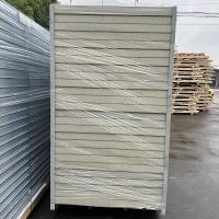 China Exterior Wall Insulation Polyurethane Foam Sandwich Panels Fireproof 950mm 1150mm for sale