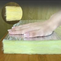 China 20-100kg/M3 Glass Wool Acoustic Panels High Temperature Insulation Board for sale
