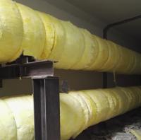 China 30mm Fiber Glass Wool Mat Thermal Insulation sound absorption 50kg/m3 for sale