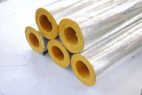 China A1 Sound Absorbing Thermal Insulation Tube Fiber Glass Wool Veneer for sale