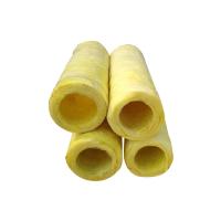 China Centrifugal Glass Wool Steam Pipe Insulation Shell 30-150mm Thickness Without Aluminum Foil for sale