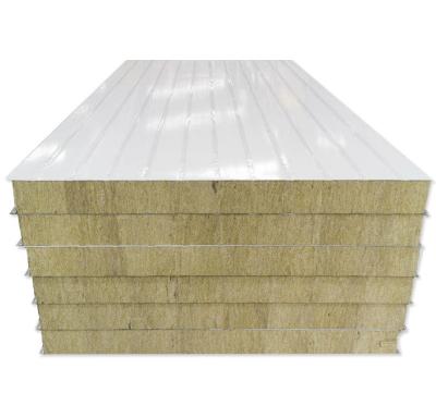 China External Wall Rock Wool Sandwich Panel Class A Fire Retardant Rockwool for sale
