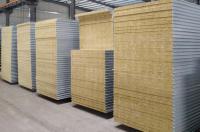 China A Class High Density Rock Wool Sandwich Panel Board Water Repellent for sale