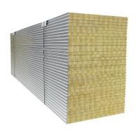 China A Class High Density Rock Wool Sandwich Panel Board Water Repellent for sale