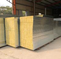 China A Class High Density Rock Wool Sandwich Panel Board Water Repellent for sale