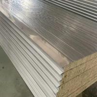 China Dust-Free Workshop Clean Fire Insulation Rock Wool Sandwich Board for sale