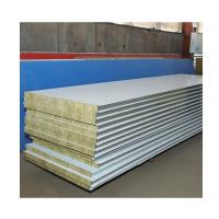 China 48kg3 Fire Insulation Mineral Panel Rock Wool Sandwich Panel Roof Acoustic Wall for sale