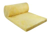 China Non Toxic Yellow Heat Insulation Glass Wool Felt Fire And Smoke Exhaust for sale