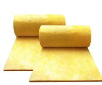 China Non Toxic Yellow Heat Insulation Glass Wool Felt Fire And Smoke Exhaust for sale