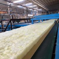 China 1.2m Wall Heat Insulation Materials Moisture Proof Yellow Glass Wool Felt for sale