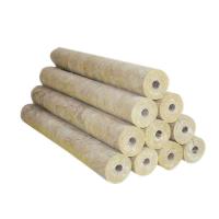 China Rockfiber Heat Insulation Materials Rock Mineral Wool Thermal Insulation Pipe A1 Class for sale