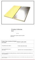 China Wall Thermal Insulation Glass Wool Board With Foil Building Material 1.2m Length for sale
