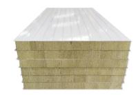 China Heat Insulation Industrial Exterior Wall Rock Wool Sandwich Panel Sound Insulation And Fire Protection for sale