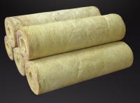 China Light Weight Waterproof Fireproof Rockwool Tube Insulation Material 80mm for sale
