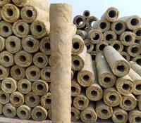 China Light Weight Waterproof Fireproof Rockwool Tube Insulation Material 80mm for sale